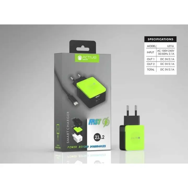 Active U216 Smart Fast Charger- Power Beyond Boundaries With micro ...